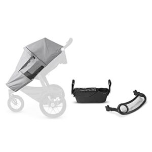 ridge accessories bundle – parent console + snack tray + sun and bug shield