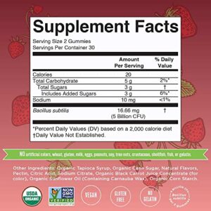 USDA Organic Astragalus Root Liquid Drops & USDA Organic Probiotic Gummies Bundle by MaryRuth's | Immune, Focus, and Cardiovascular Support | Digestive Support | Gut Health Supplement