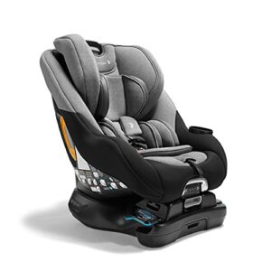 baby jogger city turn rotating convertible car seat | unique turning car seat rotates for easy in and out, onyx black