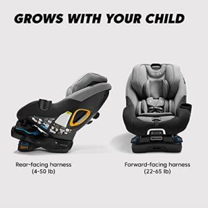 Baby Jogger City Turn Rotating Convertible Car Seat | Unique Turning Car Seat Rotates for Easy in and Out, Onyx Black