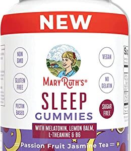 Fiber Gummies for Adults & Melatonin Gummies Bundle by MaryRuth's | Fiber Supplement with Prebiotics | Gut Health & Digestion Support | Sleep Gummies with L Theanine | Relaxation & Sleep Support.