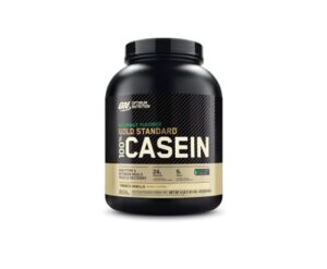 optimum nutrition gold standard 100% micellar casein protein powder, naturally flavored french vanilla, 4 pound (packaging may vary)