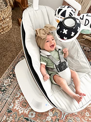 4moms MamaRoo Multi-Motion Baby Swing, Bluetooth Baby Swing with 5 Unique Motions, Grey