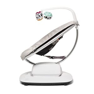 4moms MamaRoo Multi-Motion Baby Swing, Bluetooth Baby Swing with 5 Unique Motions, Grey