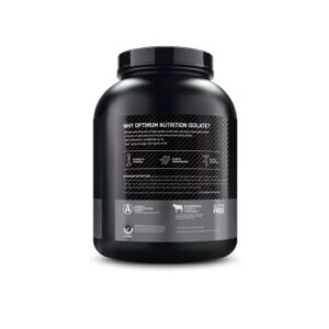 Optimum Nutrition Whey Protein Isolate, Chocolate Shake Flavor, 5.02 Pound, (1066459)