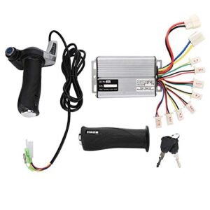 36v 48v 1000w motor brushed speed controller with locking throttle twist grip & power display for e-bike(36v 1000w)