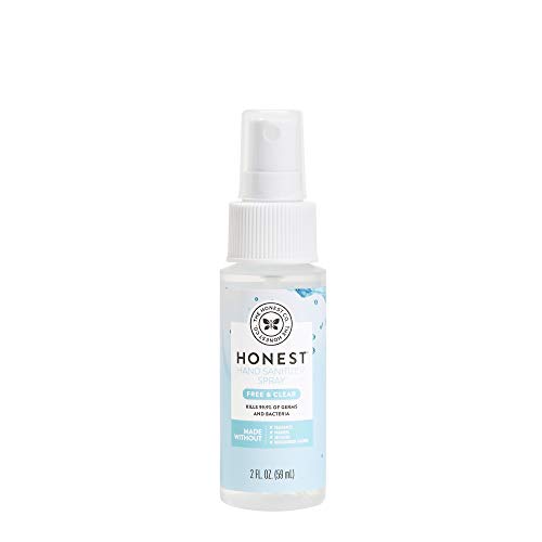 The Honest Company Hand Sanitizer Spray, Fragrance Free, 2 Fluid Ounce - Packaging May Vary