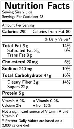 Readi Bake BeneFIT Oatmeal Chocolate Chip Cookies -- 48 per case.