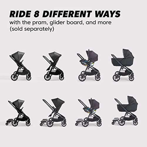 Baby Jogger® City Sights® Stroller - Convertible Stroller with Compact Fold, Rich Black