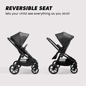 Baby Jogger® City Sights® Stroller - Convertible Stroller with Compact Fold, Rich Black