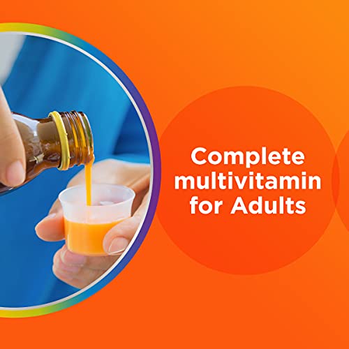 Centrum Liquid Multivitamin for Adults, Multivitamin/Multimineral Supplement with B Vitamins and Antioxidants, Citrus Flavor - 8 Fl Oz