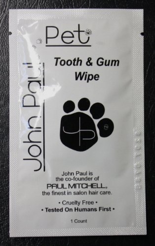 John Paul Pet Tooth & Gum Wipes Foil Pack