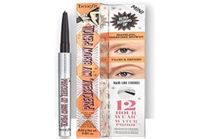 benefit precisely my brow pencil ultra- fine brow defining pencil mini # 03, 0.01 fl oz