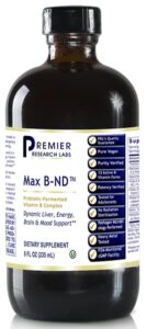 premier max b-nd 8 fl oz, dynamic liver, energy, & brain and support