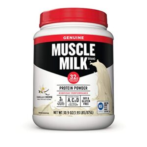 muscle milk lean muscle vanilla creme protein powder, 1.93 pound (pack of 1)