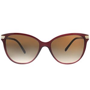 BURBERRY BE 4216 300213 Dark Havana Plastic Cat-eye Sunglasses Brown Gradient Lens