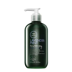 tea tree lavender mint moisturizing conditioner, hydrates + soothes, for coarse + dry hair, 10.14 fl.oz.