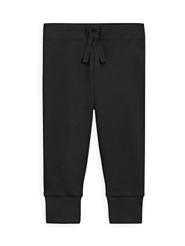 Colored Organics Baby and Kids Unisex Organic Cotton Cuz Jogger Pants - Black - 3-6M