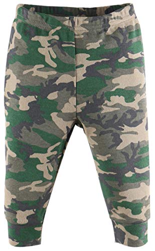 The Peanutshell Camo and Dinosaur Baby Pants for Boys | 5 Pack Set (18 Months)