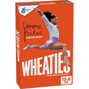 wheaties 100% whole wheat flakes breakfast cereal, breakfast of champions, 15.6 oz