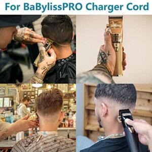 VHBW for BaByliss Charger Fit for BaByliss PRO FX870, FX788, FX787, FXSSM, FX820, FX726, FX825 LoPROFX Clipper Trimmers Charger Cord 6ft