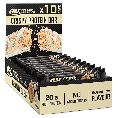 Protein Crisp Bar, Marshmallow - 10 Bars (65g)