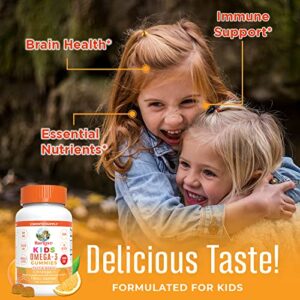 USDA Organic Vitamin C Gummies for Kids & Vegan Omega 3 Gummies for Kids Bundle by MaryRuth's | Immune Function & Overall Health | Omega 3 with Vitamin C, Vitamin E, Flaxseed Oil | Brain Health