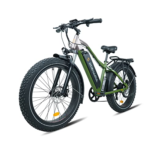 SENADA Electric Bike for Adults, 1000W Fat Tire Electric Bikes Snow Ebikes, Saber-PRO 48V 21Ah Battery Long Range 45-80Miles 26" x 4" Fat Tire Ebike, Electric Bicycle with Shimano 7-Speed