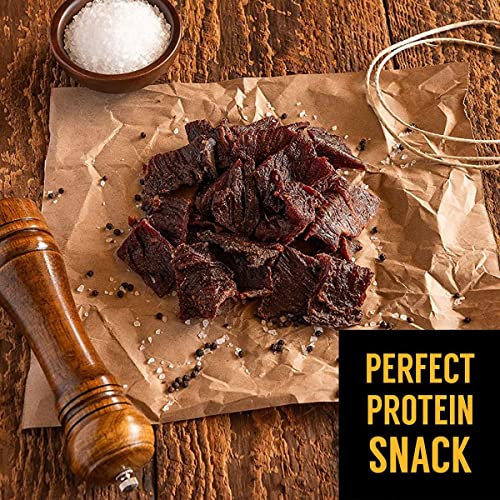 Tillamook Country Smoker Real Hardwood Smoked Beef Jerky, Sea Salt & Cracked Pepper, 10 Ounce