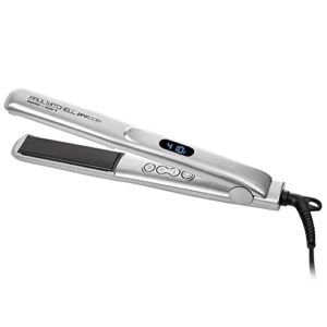 paul mitchell pro tools express ion style+ 1″ ceramic flat iron, adjustable heat settings, for straightening + curling