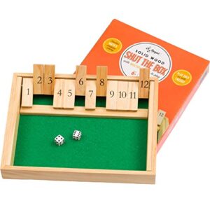 regal games shut the box 12 spot game set