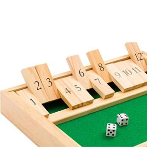 Regal Games Shut The Box 12 Spot Game Set