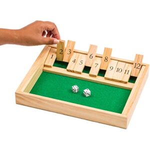 Regal Games Shut The Box 12 Spot Game Set