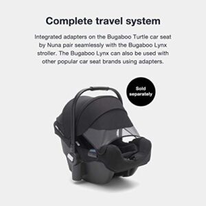 Bugaboo Lynx - The Lightest Full-Size Baby Stroller - All-Terrain with an Effortless Push and One-Handed Steering - Compatible with Bugaboo Turtle One by Nuna Car Seat - Alu/Blue Mélange