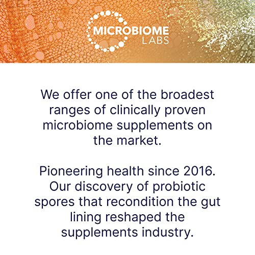 Microbiome Labs MegaSporeBiotic - Spore Based Probiotic to Support Gut Health - Proprietary Probiotic Blend Including Bacillus Coagulans + Bacillus Subtilis - Spore Probiotic for Daily Use (60 Count)