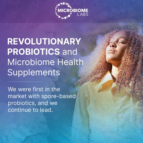 Microbiome Labs MegaSporeBiotic - Spore Based Probiotic to Support Gut Health - Proprietary Probiotic Blend Including Bacillus Coagulans + Bacillus Subtilis - Spore Probiotic for Daily Use (60 Count)