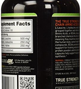 Optimum Nutrition BCAA 1000 Caps- 200 ct