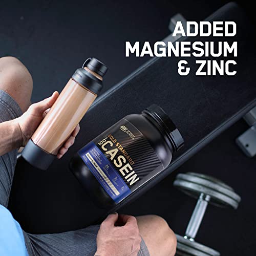 Optimum Nutrition Gold Standard 100% Micellar Casein Protein Powder, Slow Digesting, Helps Keep You Full, Overnight Muscle Recovery, Creamy Vanilla, 4 Pound (Packaging May Vary)