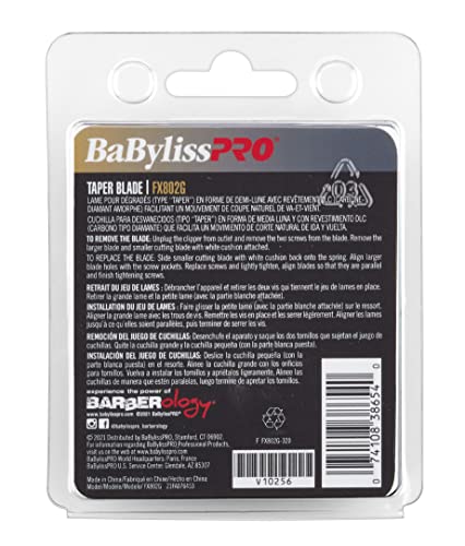 BaBylissPRO Barberology FX802G Replacement DLC/Titanium Taper Blade