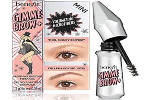 benefit by benefit, gimme brow volumizing fiber gel (travel size) – #3 (medium) -1.4g/0.05oz