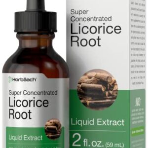 Licorice Root Extract | 2 oz | Alcohol Free | Vegetarian, Non-GMO, Gluten Free Liquid Tincture | by Horbaach