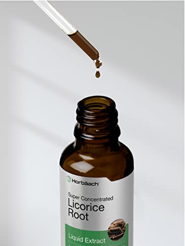 Licorice Root Extract | 2 oz | Alcohol Free | Vegetarian, Non-GMO, Gluten Free Liquid Tincture | by Horbaach