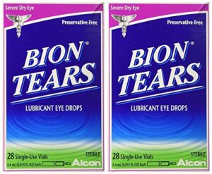 alcon bion tears single-use vials, 2 pack