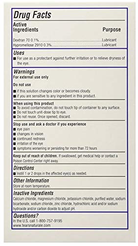 Alcon Bion Tears Single-Use Vials, 2 Pack