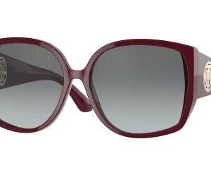 BURBERRY BE4290 340311 61MM Bordeaux/Grey Gradient Square Sunglasses for Women + BUNDLE With Designer iWear Complimentary Eyewear Kit