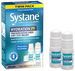 systane hydration multi-dose preservative-free eye drops dry eye relief twin pack (2x10ml)