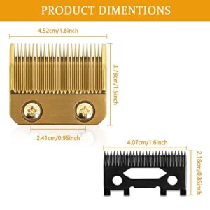 FX802G Replacement Blades Compatible with BaByliss-PRO Clippers, Barberology Blades Replace for FX870, FXF880, FX810, FX825, FX673N