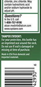 Systane Long Lasting Lubricant Eye Drops, 1 Fl. Oz (Pack of 1)