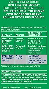 ALCON Opti-free Puremoist Multi-Purpose Disinfecting Solution, White, 4 Fl Oz