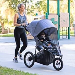 Joovy Zoom Lightweight Jogging Stroller, Jet